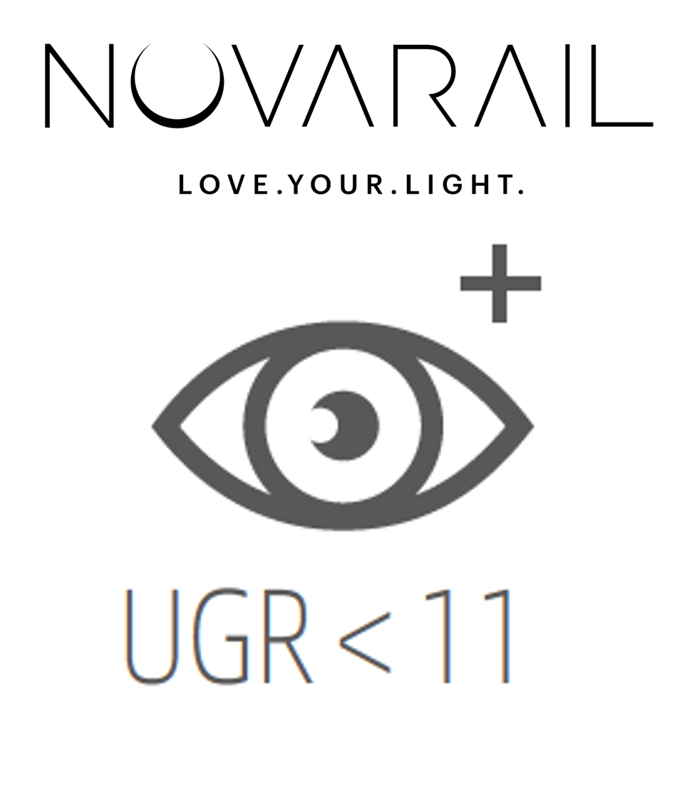 UGR-Wert und Blendungsbewertung - NOVARAIL